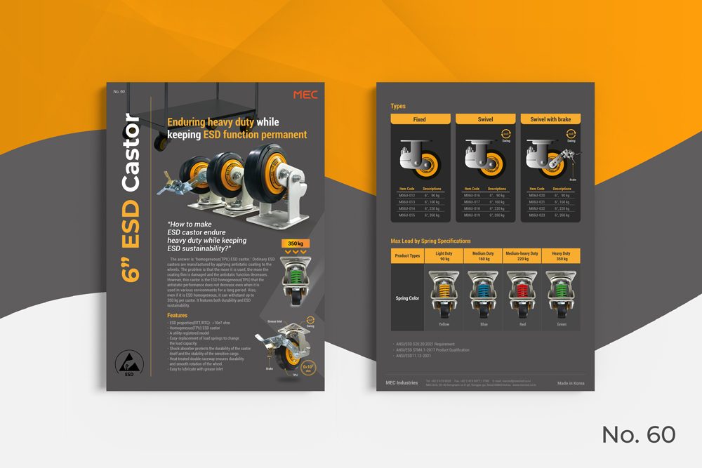 May 2024 ESD castor | MEC Industries